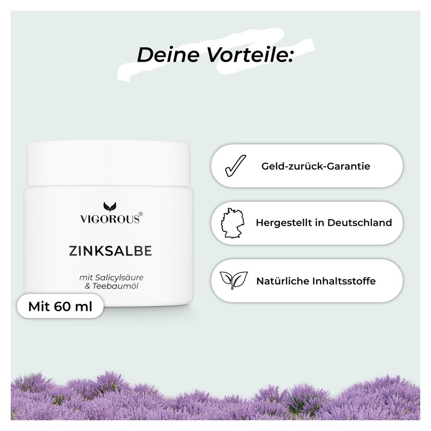VIGOROUS® Zinksalbe gegen Pickel & Unreinheiten 60 ml online kaufen ...