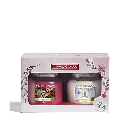 Yankee Candle Geschenkset Glas 2tlg/Weihnachtsgeschenkset 2022 2x 411g ...