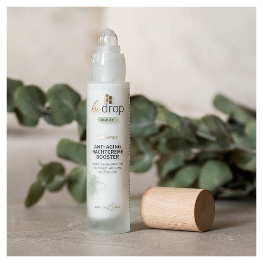 bedrop Anti Aging Nachtcreme Nachtpflege mit Bienengift, Hyaluron ...