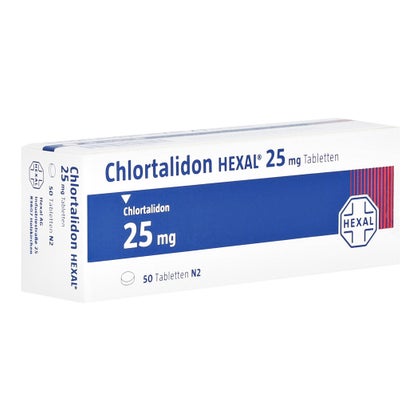 Chlortalidon Hexal 25 mg Tabletten 50 St mit E-Rezept kaufen | DocMorris