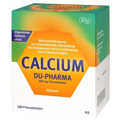Calcium Du-pharma 200 mg Filmtabletten 100 St online kaufen | DocMorris