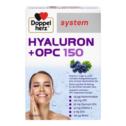 Doppelherz system Hyaluron + OPC 150 30 St online kaufen | DocMorris