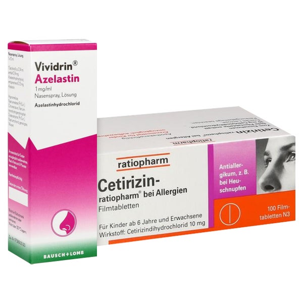 Cetirizin-ratio+Vividrin Azelastin NSP 1 Set, 1 Set online kaufen ...