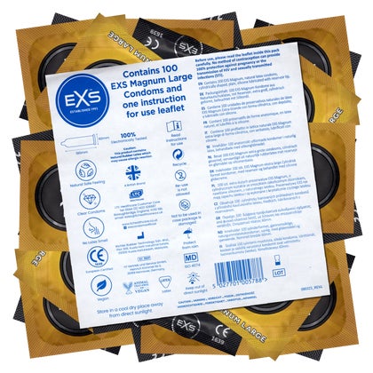 «Magnum» Extra Large, XXL-Kondome für noch mehr Freiraum (100 Kondome ...