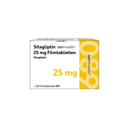 Sitagliptin 089pharm 25 Mg Filmtabletten 28 St mit E-Rezept kaufen ...