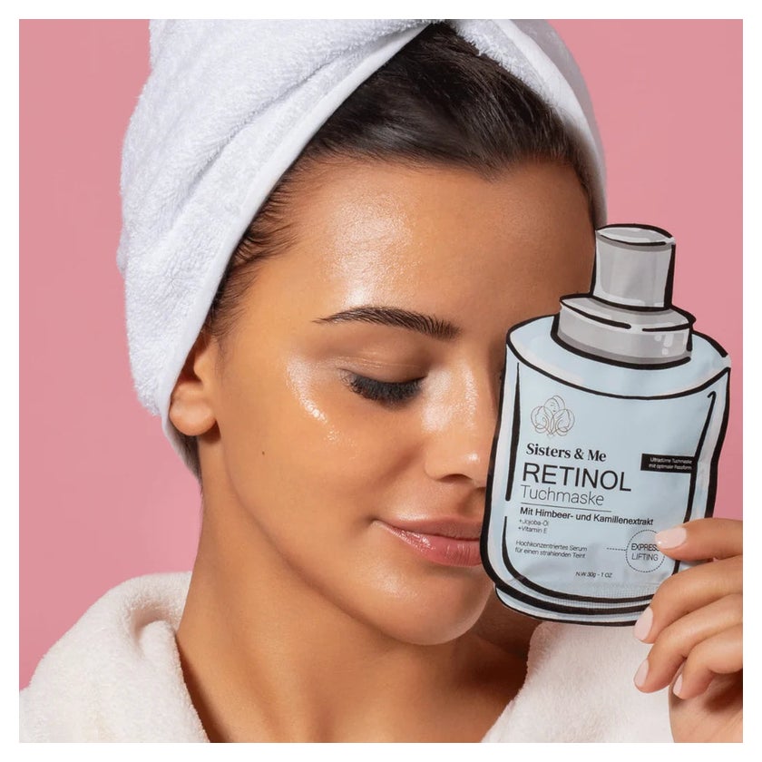 Sisters & Me Retinol Tuchmaske mit Himbeer- und Kamille 1 St online ...