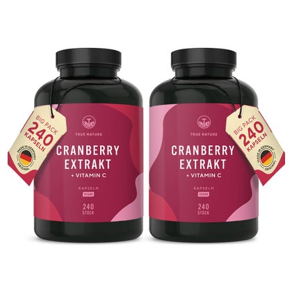 Cranberry Extrakt + Vitamin C Kapseln - 8 Monate Vorrat 480 St online ...