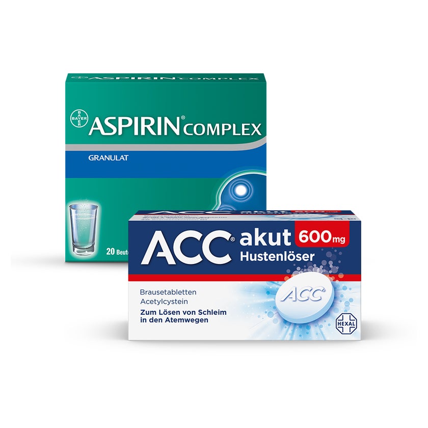 Aspirin Complex + ACC akut 600 mg 1 Set online kaufen | DocMorris