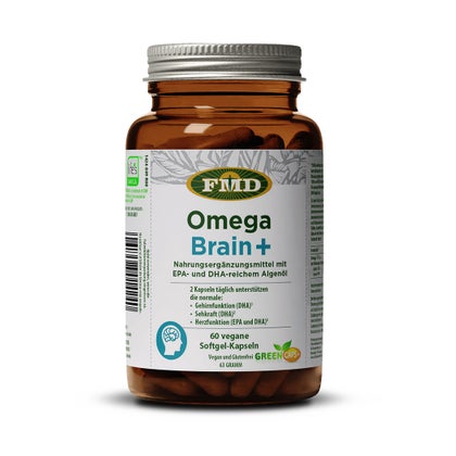 FMD Omega Brain+ Kapseln - Mit Omega-3 Fetts. DHA und EPA 60 St online ...