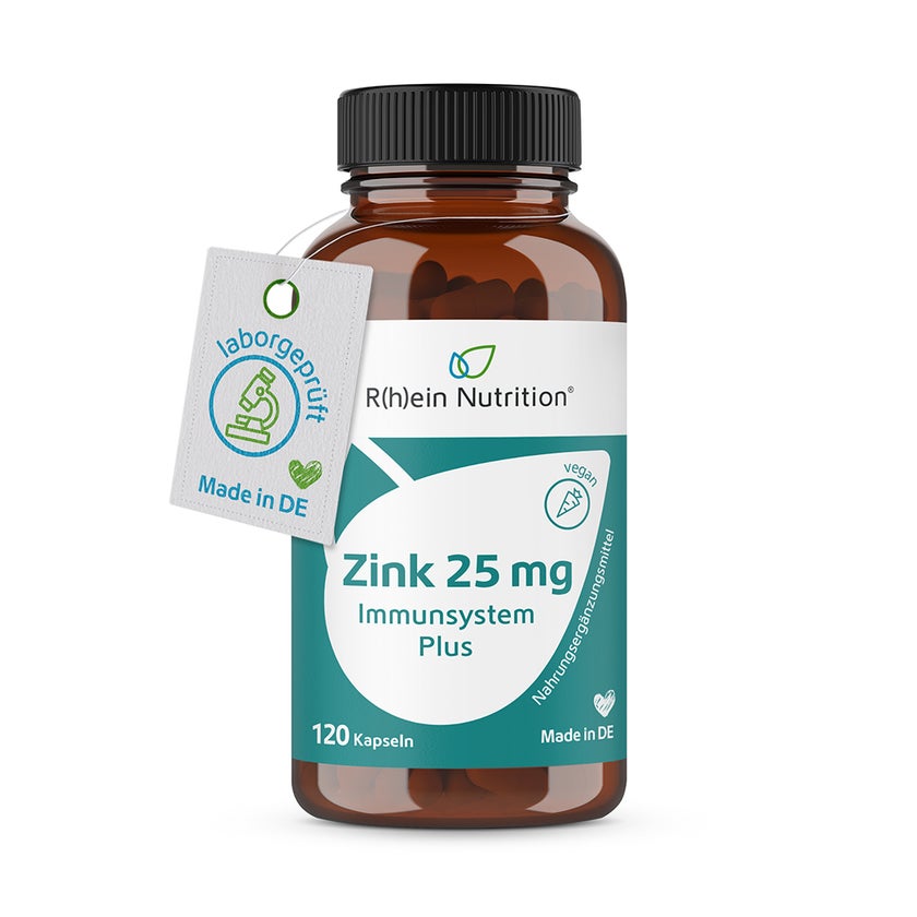 Zink 25 Mg Immunsystem Plus Hochdosiert + Vegan 120 St online kaufen ...