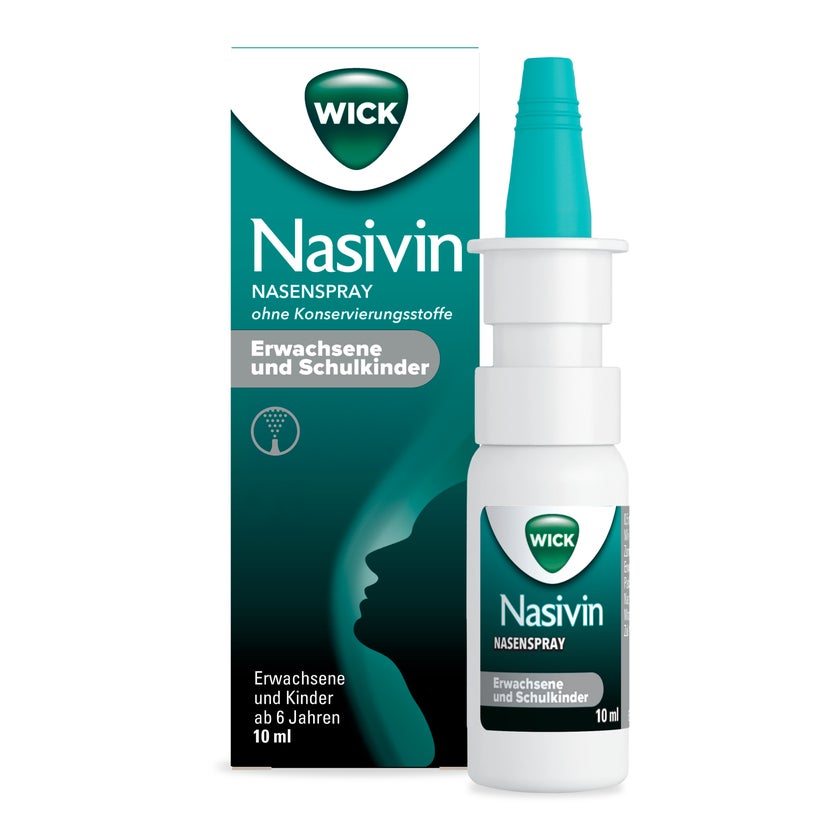 Wick Nasivin Nasenspray Ok Erw./schulkin.0,5 Mg/ml 10 ml online kaufen ...