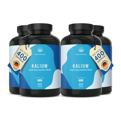 Kalium Kapseln - Kaliumcitrat Vegan - 800 Tage Vorrat 1600 St online ...