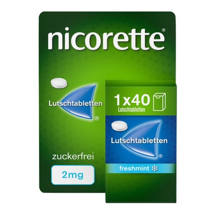 Nicorette Freshmint 2mg Lutschtabletten Gepresst 40 St online kaufen ...