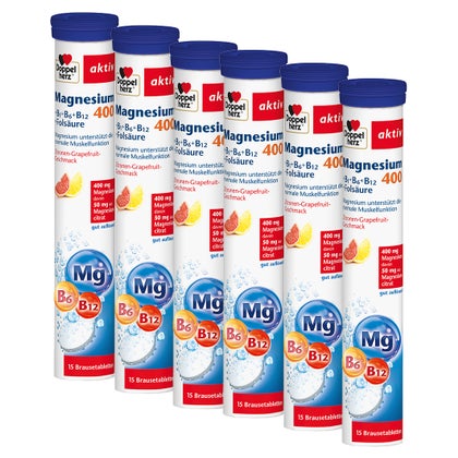 DH aktiv Magnesium 400+ B1+ B6+ B12+ Fol 6X15 St online kaufen | DocMorris