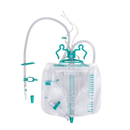 Medi-Inn PRO Urin Mess-System mit Graduierung, 2600 ml, steril 10 St ...
