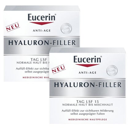 Eucerin Hyaluron-Filler Tagespflege 2X50 ml online kaufen | DocMorris
