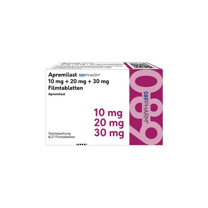 Apremilast 089pharm 10mg+20mg+30mg Fta Starterpack 27 St mit E-Rezept ...