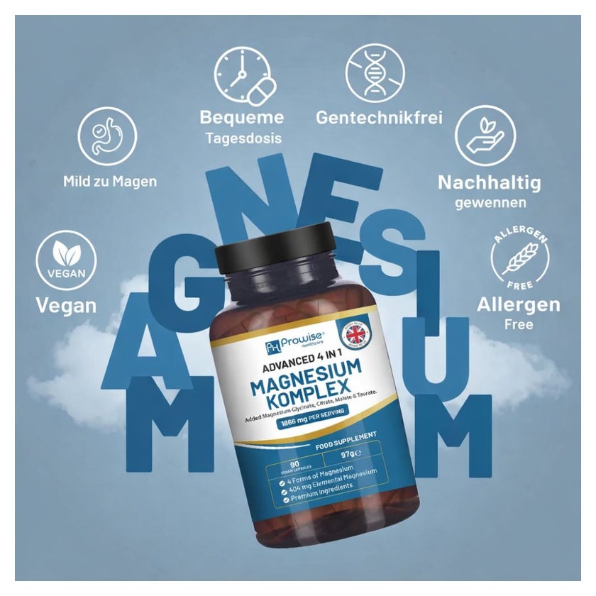 Prowise Healthcare Magnesiumglycinat-Komplex 4-in-1 – 1866 mg 90 St ...