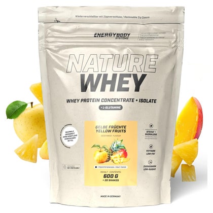 Energybody Systems Nature Whey Protein Yellow Fruits 600 g Beutel 600 g ...