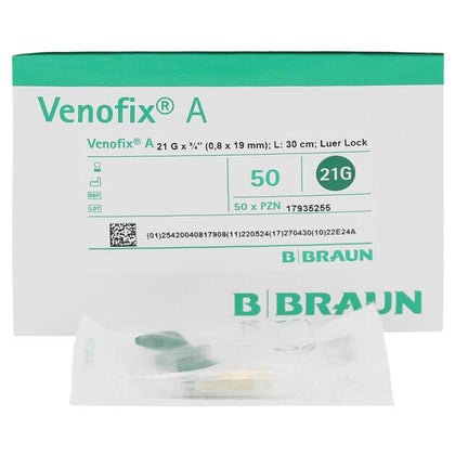 Venofix A Venenpunktionsb.21 G 0,8x19mm 1 St online kaufen | DocMorris