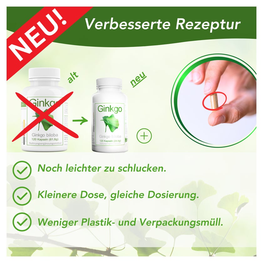 avenar pharma Ginkgo biloba Blattpulver Kap. 420mg a.Extrakt 120 St ...