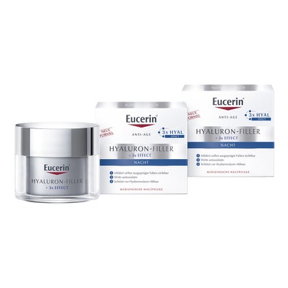 Eucerin Hyaluron-Filler Nachtpflege 2X50 ml online kaufen | DocMorris