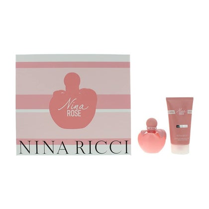 Nina Ricci Nina Rose Gift Set 50ml EDT + 75ml Body Lotion 0,125 l ...
