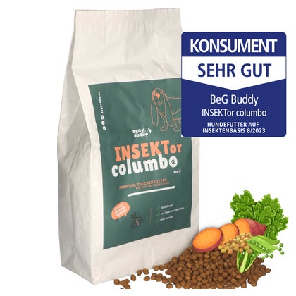 Insekten Hundefutter getreidefrei, Insektenfutter Hund, 4 kg 4000 g ...