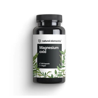 natural elements Magnesium - 90 Kapseln - 667mg, davon 400mg ...
