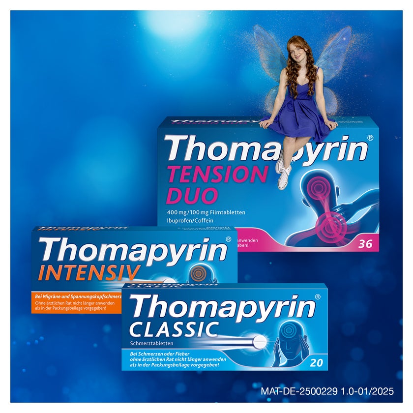 Thomapyrin Tension Duo 400 Mg/100 Mg Filmtabletten 36 St online kaufen | DocMorris