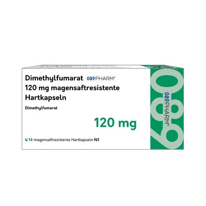 Dimethylfumarat 089pharm 120mg Magensaftr.hartkap. 14 St mit E-Rezept ...
