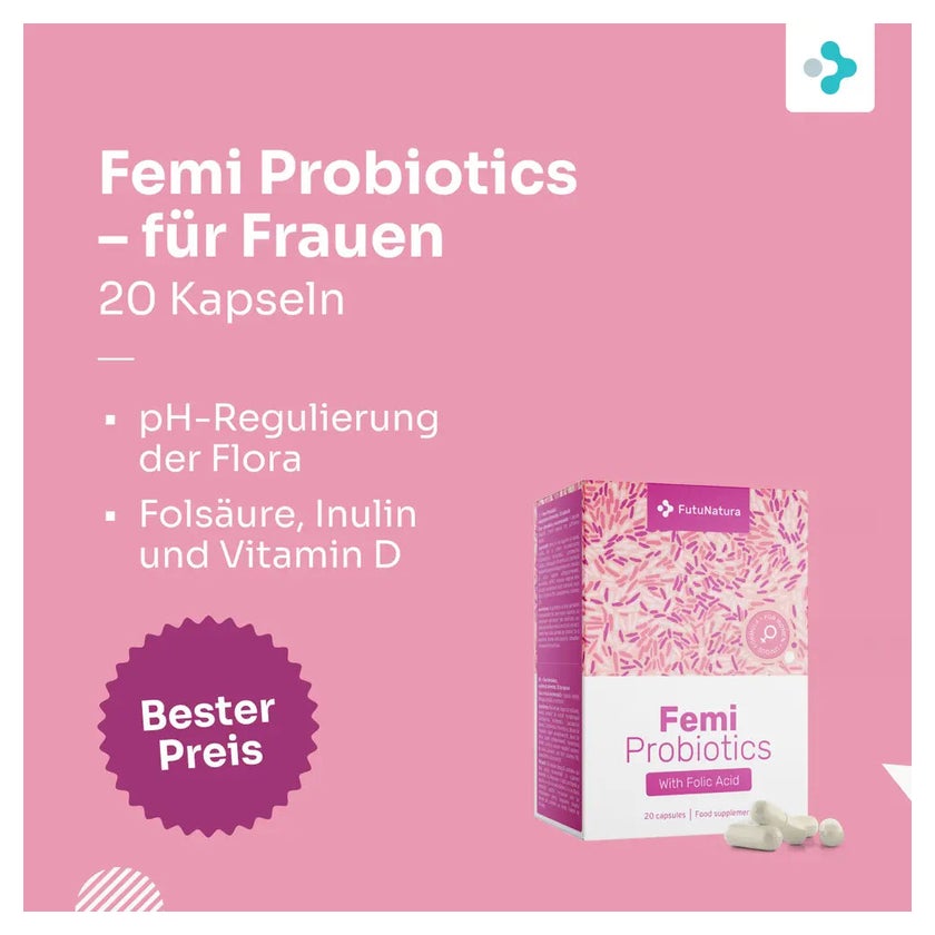 FutuNatura Femi Probiotics mit Vitamin B9 – Folsäure 20 St online ...