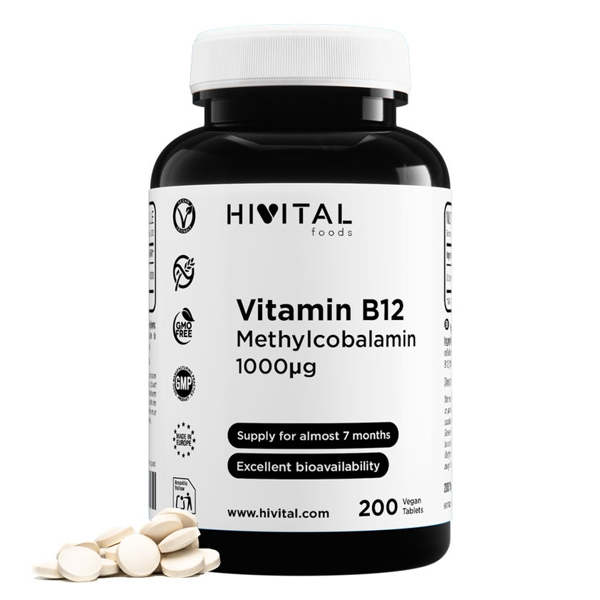 Vitamin B12 Methylcobalamin 1000 mcg | 200 Vegane Tabletten 200 St ...