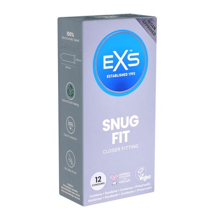 «Snug» Closer Fitting Kondome - 12 Stück, vegan, 49 mm (12 Kondome) 12 ...