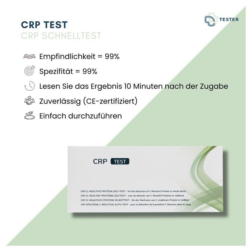 CRP Schnelltest - CRP Test - CRP Test für Zuhause - Selbsttest - The ...
