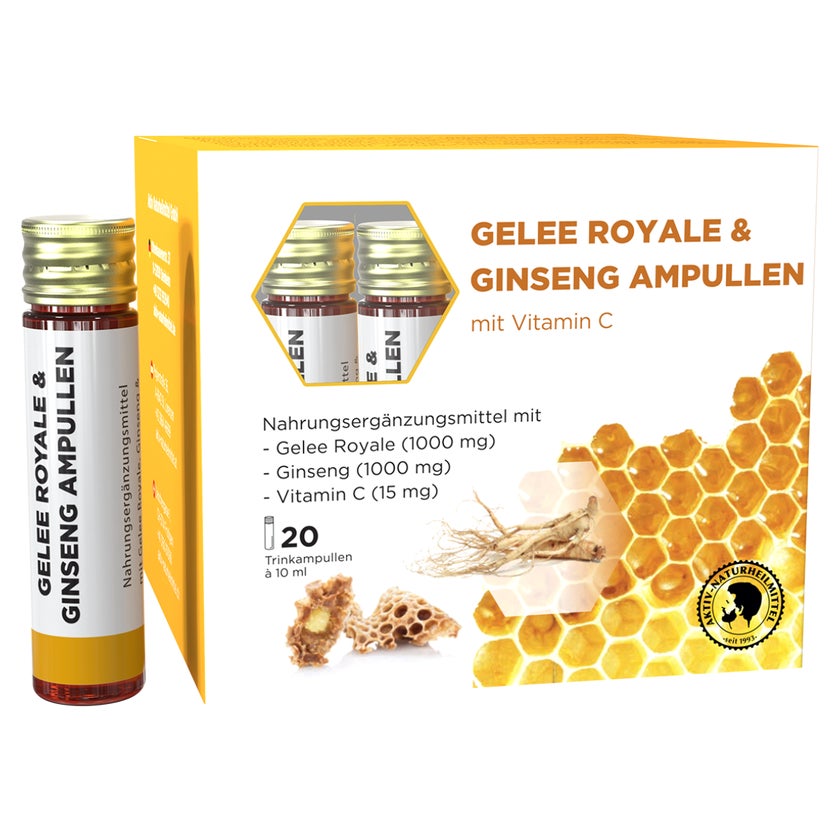 Aktiv Naturheilmittel Gelee Royale & Ginseng Ampullen 20 St online ...