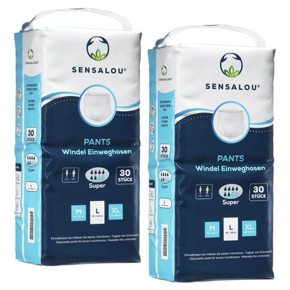 Sensalou Inkontinenz Windel Pants Super - Größe L 2x30 St online kaufen ...
