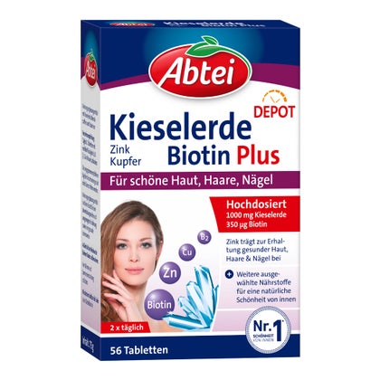 Abtei Kieselerde Biotin Plus 56 St online kaufen | DocMorris