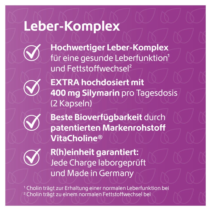 Leber-komplex Mariendistel+artischocke+cholin Kps. 120 St online kaufen ...