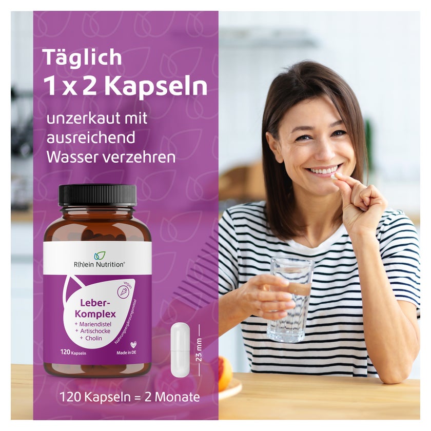 Leber-komplex Mariendistel+artischocke+cholin Kps. 120 St online kaufen ...