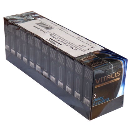 PREMIUM «Delay & Cooling» kühlende und verzögernde Kondome (36 Kondome ...