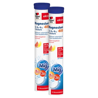 DH aktiv Magnesium 400+ B1+ B6+ B12+ Fol 2X15 St online kaufen | DocMorris