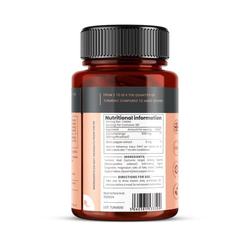 pureclinica Kurkuma Tabletten 180 St online kaufen | DocMorris