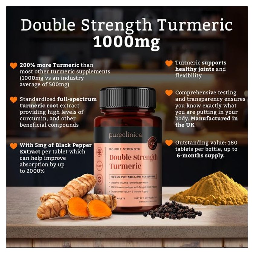 pureclinica Kurkuma Tabletten 180 St online kaufen | DocMorris