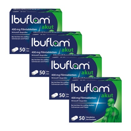 Ibuflam akut 400mg Sparset 4X50 St online kaufen | DocMorris