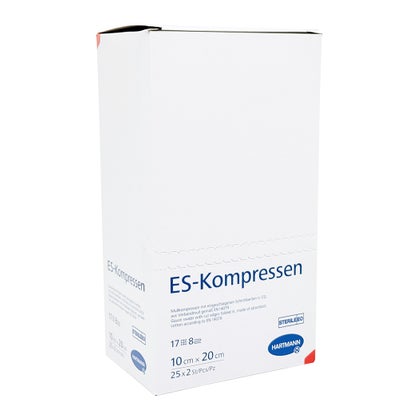 Es-kompressen Steril 10x20 Cm 8fach 25X2 St online kaufen | DocMorris