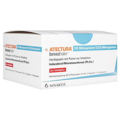 ATECTURA Breezhaler 125µg/127,5µg Hkp.m.Plv.z.Inh. 3X30 St mit E-Rezept ...