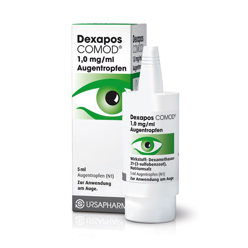 Dexapos Comod Augentropfen 5 ml mit E-Rezept kaufen | DocMorris