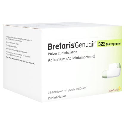 BRETARIS Genuair 322 µg Pulver z.Inhalation 3x60ED 3 St mit E-Rezept ...