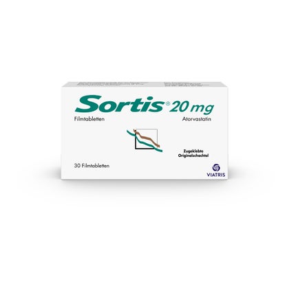 Sortis 20 mg Filmtabletten 30 St mit E-Rezept kaufen | DocMorris